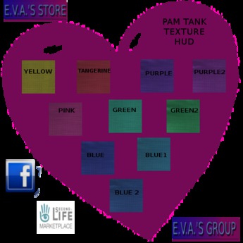 Second Life Marketplace - PAM TANKS BY EVA'S