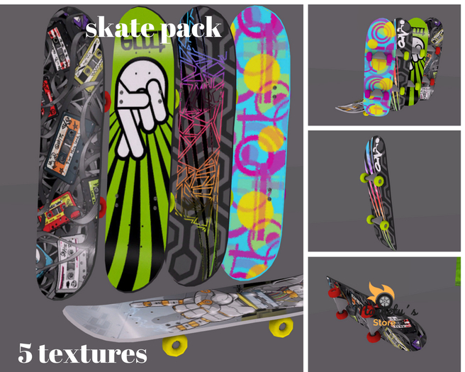 Second Life Marketplace - *MG* Pack skate