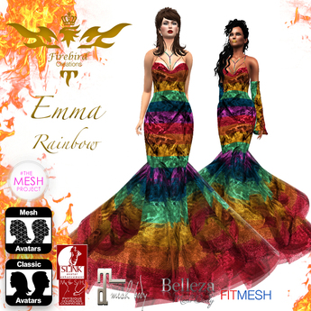 Second Life Marketplace - Firebird Emma Rainbow
