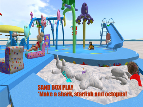 Second Life Marketplace - BackYard Splash Pad (Ocean Friends)