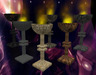 Second Life Marketplace - Box of 6 Fire Cauldrons Gothic/Medieval