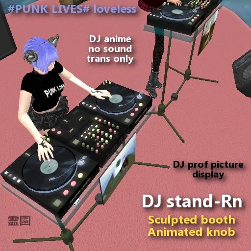Second Life Marketplace - #PLT# DJ-Stand RN (DJ booth)