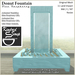 Second Life Marketplace - Kindred Soup - Donut Fountain (Blue Raspberry)