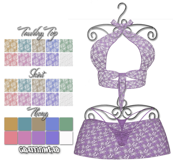 Second Life Marketplace - Graffitiwear Pastel Tawdry