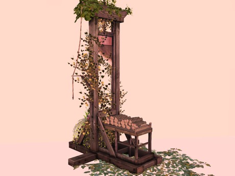 Second Life Marketplace - LOVE - RESURRECTION - GUILLOTINE GARDEN DECOR