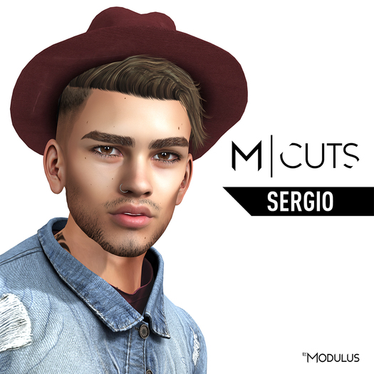 Second Life Marketplace - Modulus - Sergio Hat & Hair - Browns
