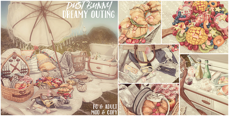 Second Life Marketplace - dust bunny . dreamy outing . essentials bag
