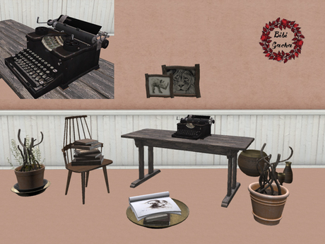 Second Life Marketplace - Concept} *Hemingway . Study Set 3