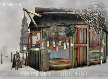 Second Life Marketplace - -DRD- Boho Fish Shack - Collection