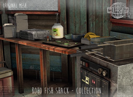 Second Life Marketplace - -DRD- Boho Fish Shack - Collection