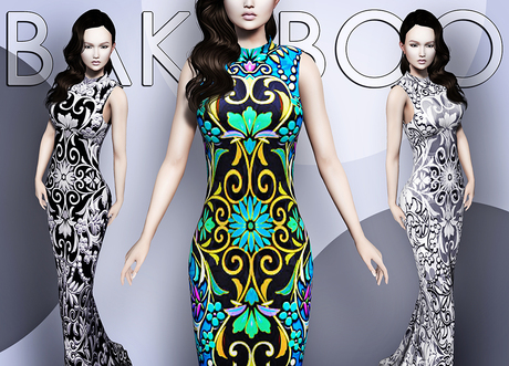 Second Life Marketplace - Bakaboo - Baka Couture Gown - Ocean