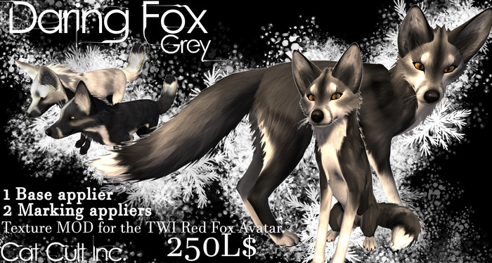 Second Life Marketplace - Daring Fox Grey MOD