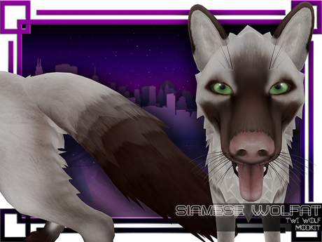 Second Life Marketplace - Twi Wolf Mod - Siamese Wolfat (And bonus tail!)
