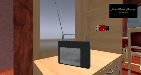 Second Life Marketplace - portable Radio retro mesh