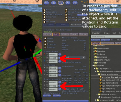Second Life Marketplace - Attachment Point Indicators (Free)