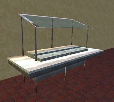 Second Life Marketplace - Buffet Table "Simple1-3u" / Salad Bar MESH ...