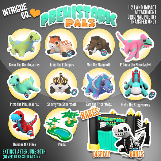 Second Life Marketplace - Intrigue Co. - Plushie Pals: Bronx the ...