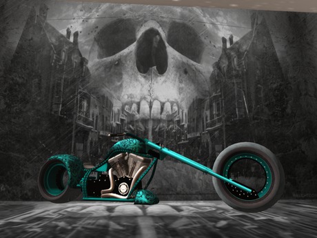 Second Life Marketplace - M2SCC Love of Goth Bike (M)