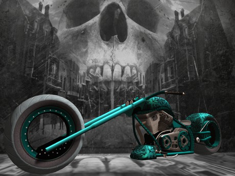 Second Life Marketplace - M2SCC Love of Goth Bike (M)