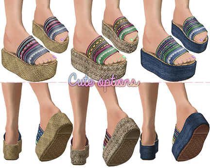 Second Life Marketplace - :*BABY*: {TWEENSTER} Lia - Platform Sandals