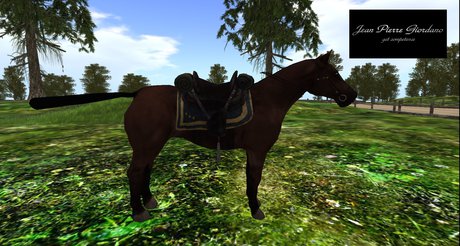Second Life Marketplace - saddled Horse mesh