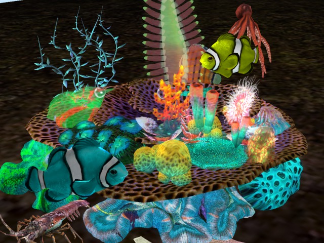 Second Life Marketplace - VRDz Amazing MESH Coral Reef 2 + 7 Medium ...