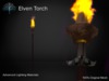 Second Life Marketplace - SF:: Elven Torch (boxed)