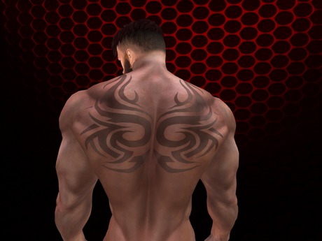 Second Life Marketplace - UT008 Tribal Flame Tattoo Aesthetic