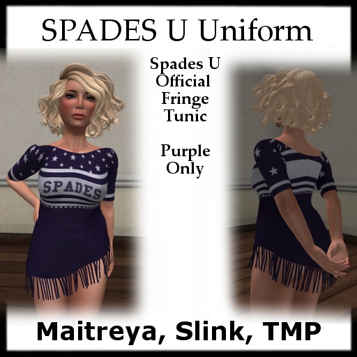 Second Life Marketplace - Spades U Purple Tunic Uniform