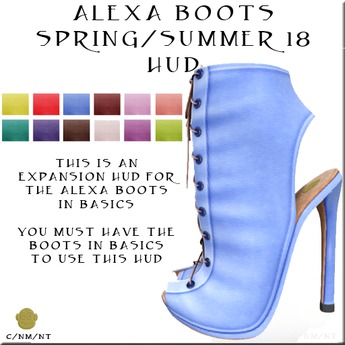 Second Life Marketplace - BM Alexa Boots Basics DEMO