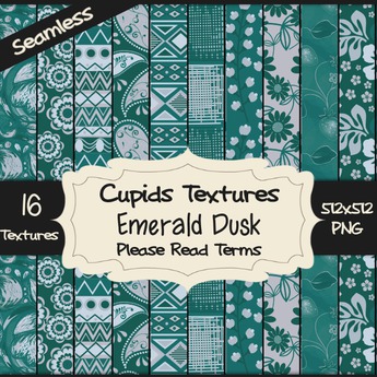Second Life Marketplace - *Cupids Textures * 16 EMERALD DUSK