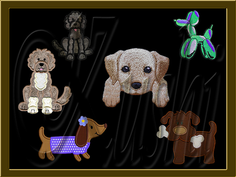 Second Life Marketplace - Motifs Dogs Alpha Textures