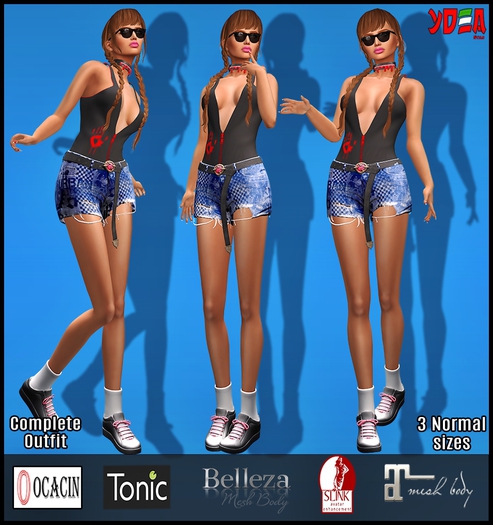 Second Life Marketplace Ydea Suicidegirls Outfit