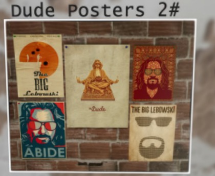 Second Life Marketplace - GACHA :THOR::.. Dude Posters Series 2