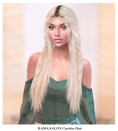 Second Life Marketplace - RAMA.SALON - Caroline Hair 'EXCLUSIVE'