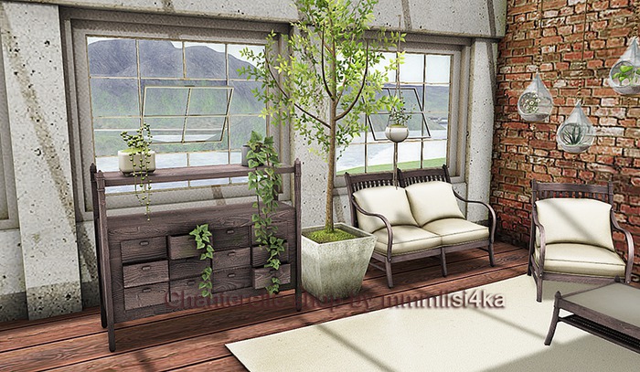 Second Life Marketplace - ROIRO - "Uekimuro" Large tree pot - BOX