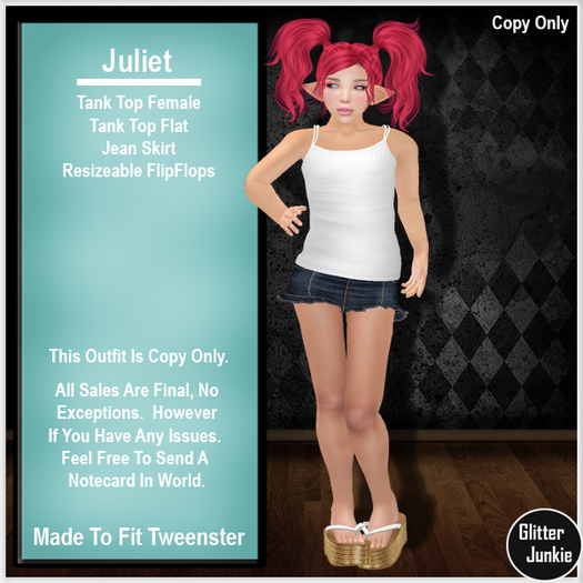 Second Life Marketplace - Glitter Junkie - Juliet (Tweenster)