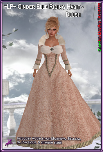 Second Life Marketplace - ~LP~ Cinder Elle Riding Habit (BOXED) Blush