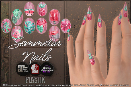 Second Life Marketplace - :[P]:- Nailpolishes - Semmerin