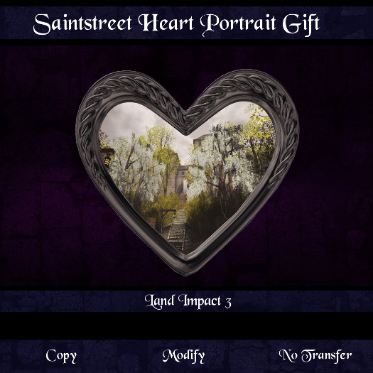 Second Life Marketplace - Saintstreet Heart Portrait Gift (Wear me)