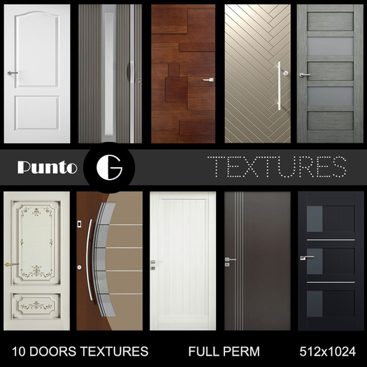 Second Life Marketplace - 10 Doors Textures [01]