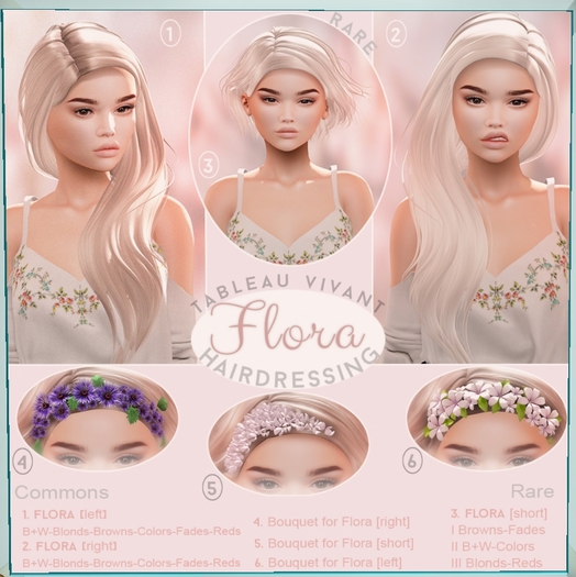 Second Life Marketplace - Tableau Vivant // Flora [short] - II Rare