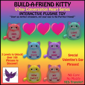 Second Life Marketplace - [ free bird ] Build-a-Friend Hug Me ...