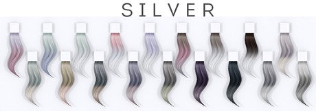 Second Life Marketplace - Opale . Kelvin Hair [Silver]