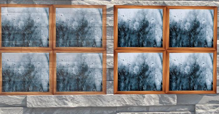 Second Life Marketplace - 2 HAZY GREY RAINY DAY WINDOWS~BY ...