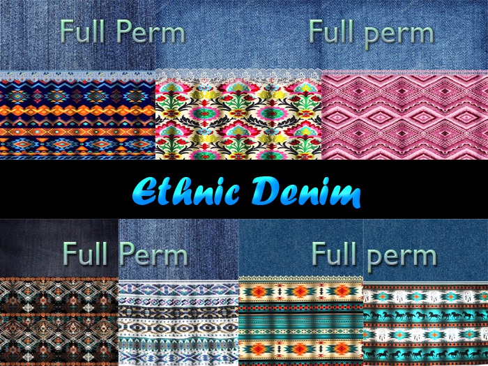 Second Life Marketplace - Ethnic Denim Textures