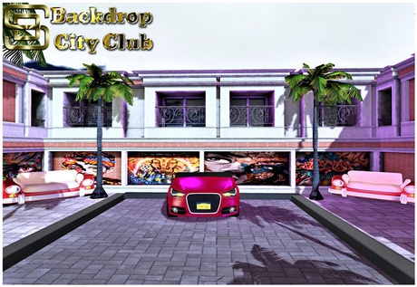 Second Life Marketplace - [PMF] Backdrop City Club Mesh
