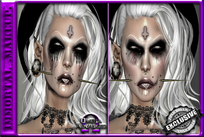 Second Life Marketplace - [TD] Immortal (MAKEUP) [UniSex]