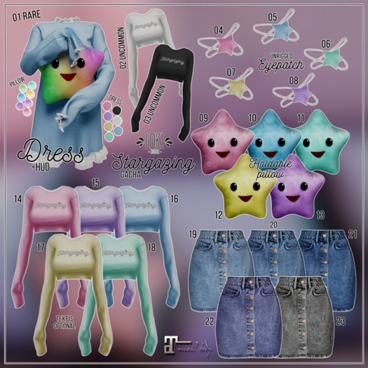 Second Life Marketplace - 07. Loki - Stargazing GACHA - Yellow Eyepatch