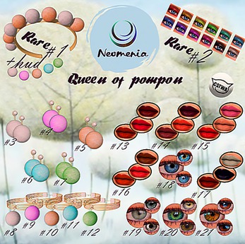 Second Life Marketplace - Neomenia: gacha Queen of pompon #18